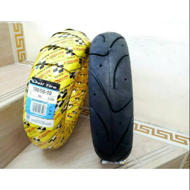 Jual Ban vespa swallow deli tire delitire tipe S224 ring 10 100/90 | Shopee Indonesia