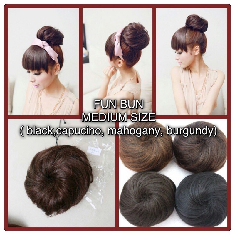 Jual FUNBUN/CEPOL KOREA/SANGGUL RAMBUT/HAIRPIECE/HEADPIECE/RAMBUT PALSU/FAKE HAIR | Shopee Indonesia