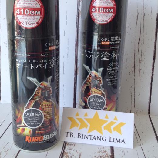 Jual Samurai Paint Flat Black 109A (Hitam Doff) | Shopee Indonesia