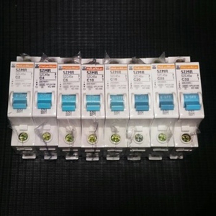 Jual MCB SZMR 1 Pas 1 Phase 1P 2A 4A 6A 10A 16A 20A 25A 32A 40A MCB PLN MURAH MERIAH | Shopee ...