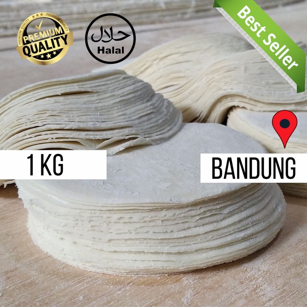 Jual Kulit Dimsum 1kg Siomay Pangsit Tipis Bening Halal Terdekat ...