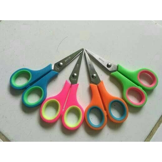 Jual Gunting Kertas Mini Baja Gagang Karet M2000 Stainless Steel ...