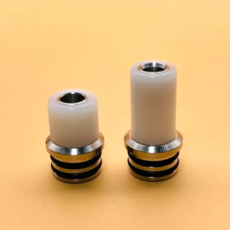 Jual Driptip 510 Gluee Style Drip Tip Hitam Putih Peek Set Ready ...