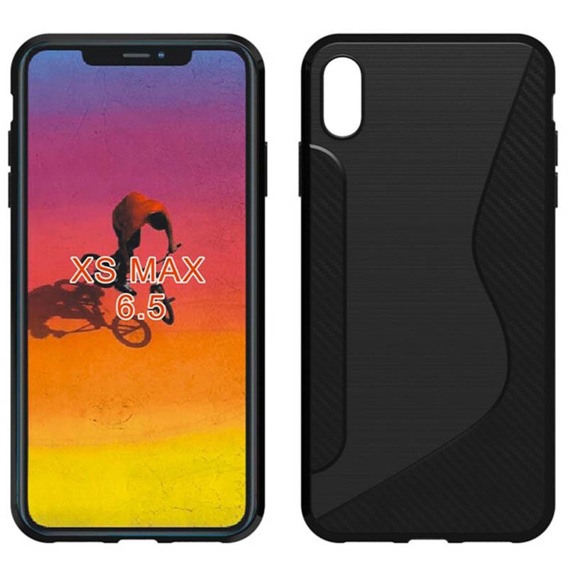 Jual Casing iPhone - S-Line Carbon Case iPhone XS Max - Softcase ...