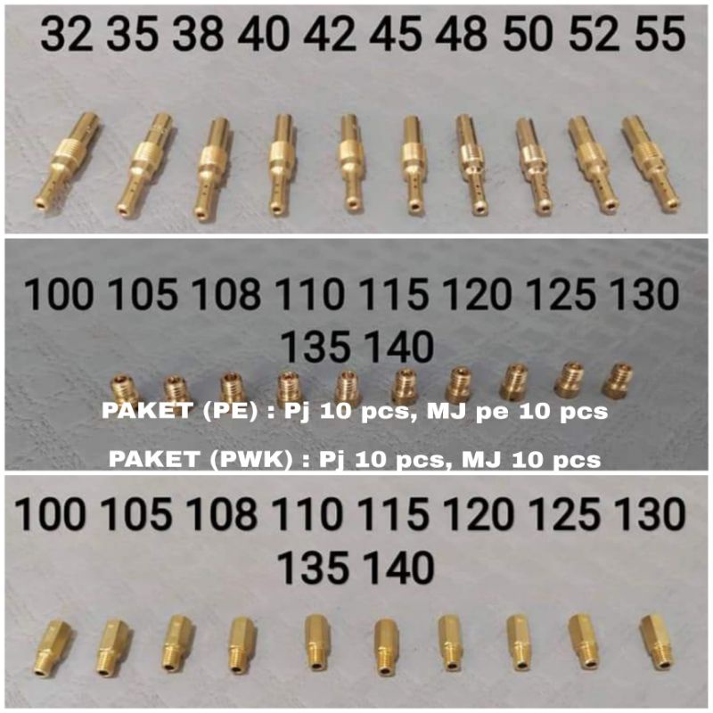 Jual paket spuyer pj mj pe pwk pwl isi 20 pcs | Shopee Indonesia