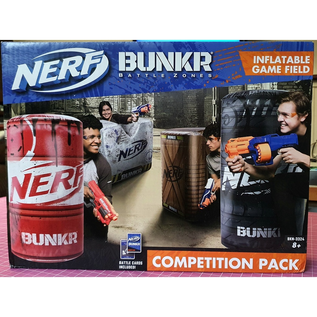 Jual Nerf BUNKR Competition Pack isi 4 Inflatable Barrier Bunker ...