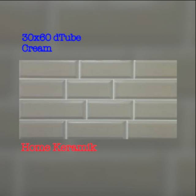 Jual Roman Keramik Wall Tile dTube Cream size 30x60 Kw 1 | Shopee Indonesia Jual Roman Keramik Wall Tile dTube Cream size 30x60 Kw 1 | Shopee Indonesia