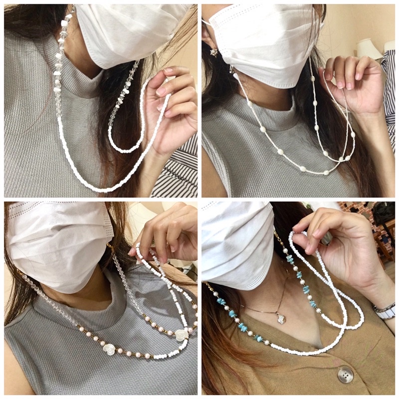 Jual TALI MASKER / STRAP MASK (WHITE) | Shopee Indonesia