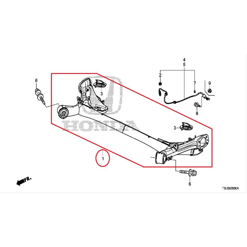 Jual As Balok Belakang / Axel Belakang Honda Jazz GK5 2015-2021 Original | Shopee Indonesia
