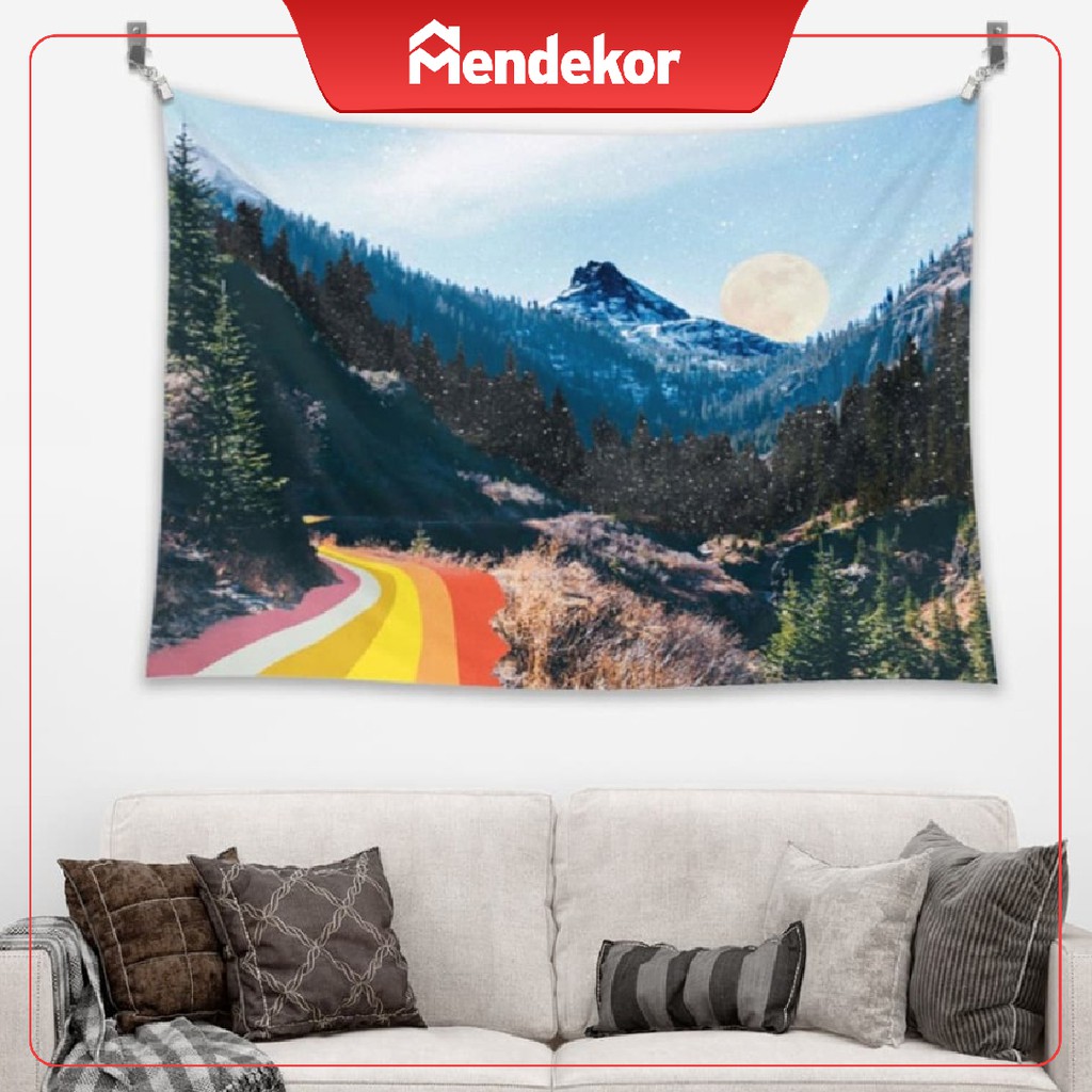 Jual Hanging Fabric Hiasan Dinding Pajangan Estetik Kain Gantung ...