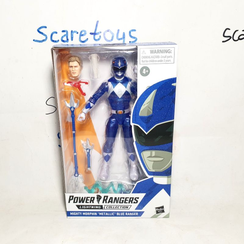 Jual Lightning Collection Power Rangers Mighty Morphin Metallic Blue Ranger - Zyuranger Biru ...