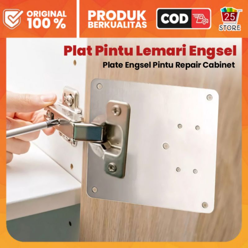 Jual Plat Pintu Engsel Lemari Plate Engsel Pintu Repair Cabinet ...