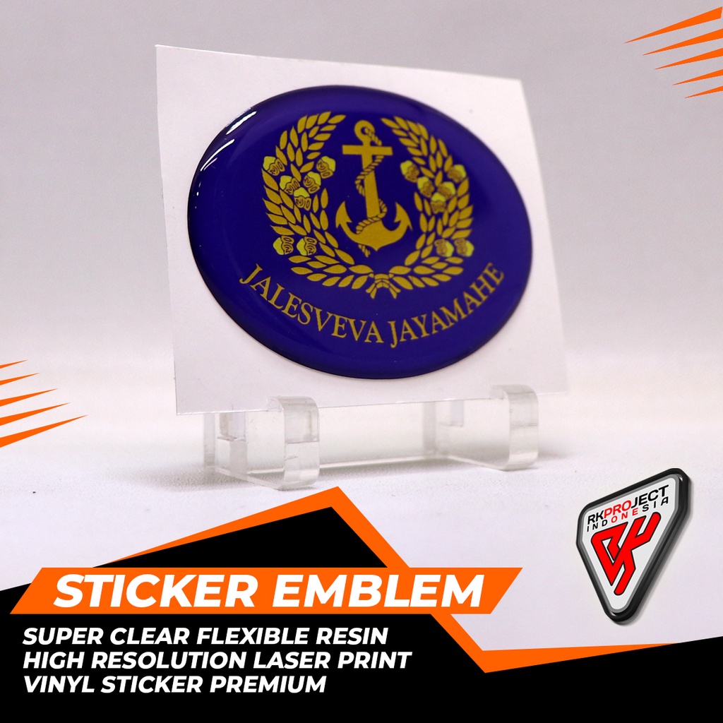Jual STIKER TIMBUL EMBLEM STICKER RESIN LENTUR TNI ANGKATAN LAUT ...
