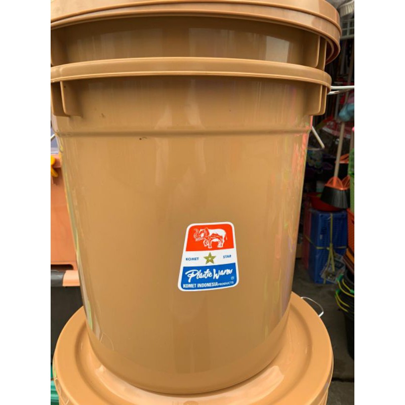 Jual KOMET STAR - Ember Plastik 30-40-50-60 Liter / Ember Plastik Dengan Tutup / Ember Plastik ...