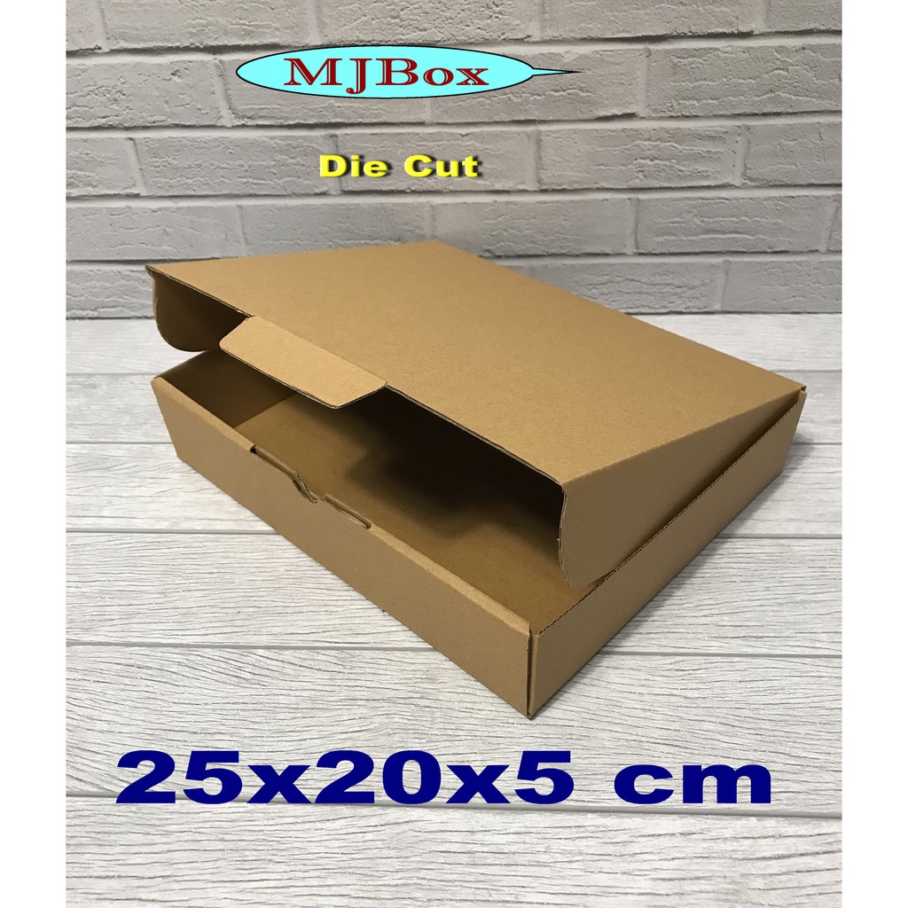 Jual Kardus box 25 x 20 x 5 cm kotak Diecut | Shopee Indonesia