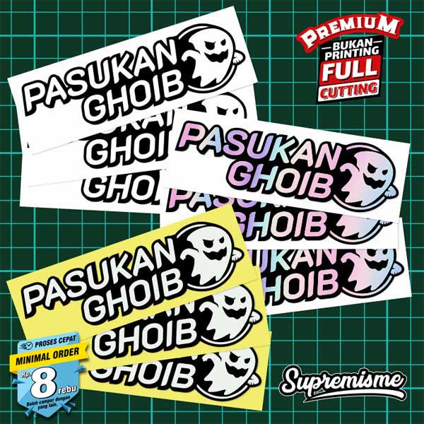 Jual Stiker Pasukan Ghoib / Sticker PASUKAN GHOIB / Stiker Viral ...