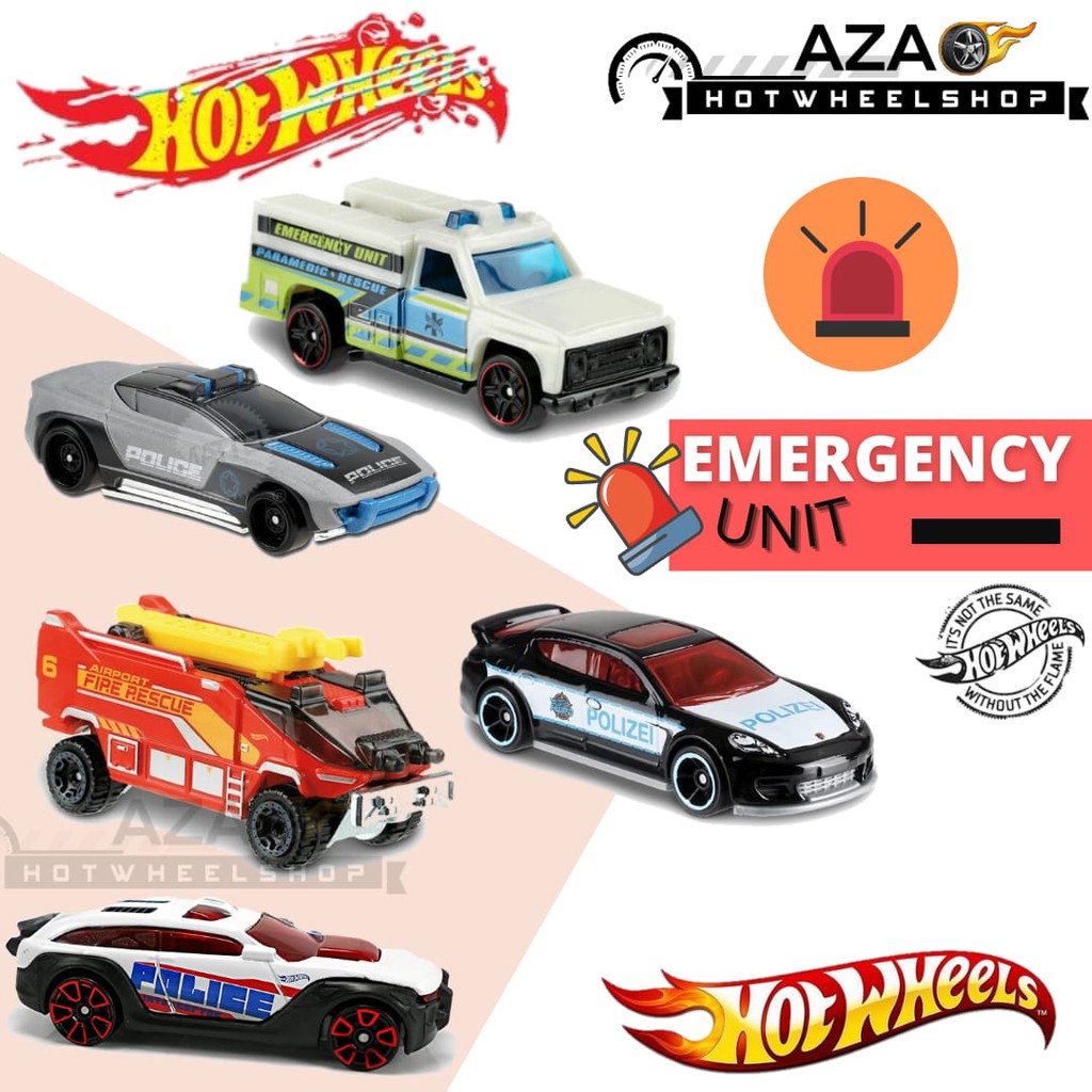 Hot Wheels Emergency Vehicles