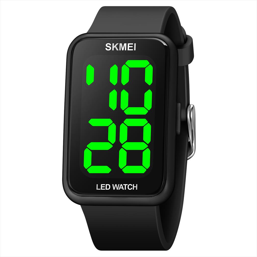 Jual Jam Tangan Pria LED Digital SKMEI 1873 rubber Water resist 3 atm ...