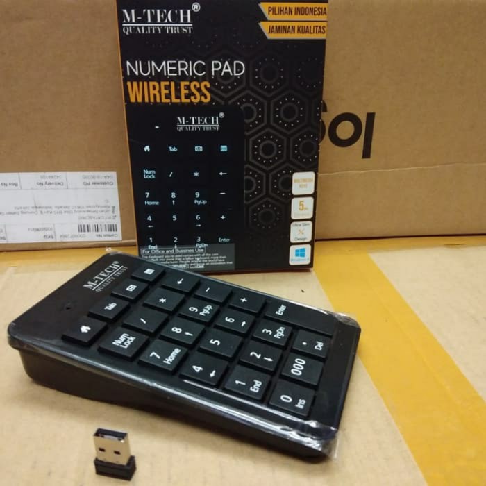 Jual Keyboard Angka Numeric Pad Wireless Mtech Original - Numerik ...