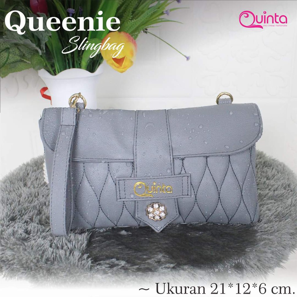 Jual TAS SELEMPANG QUEENIE QUINTA PREMIUM // HANDBAG SLING BAG kulit ...