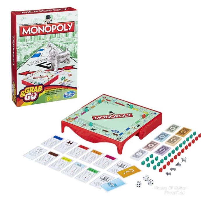 Jual Monopoly Grab & Go Hasbro Original - Monopoly Classic | Shopee ...