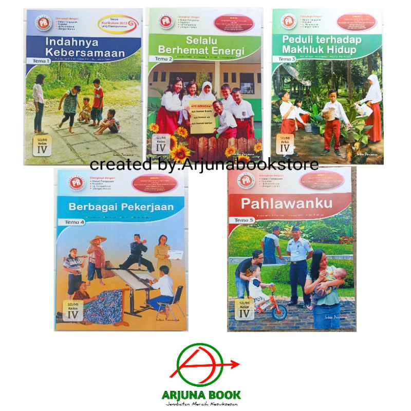 Jual BUKU PR TEMATIK SD Kls 4 Tema 1 2 3 4 5 penerbit INTAN PARIWARA | Shopee Indonesia