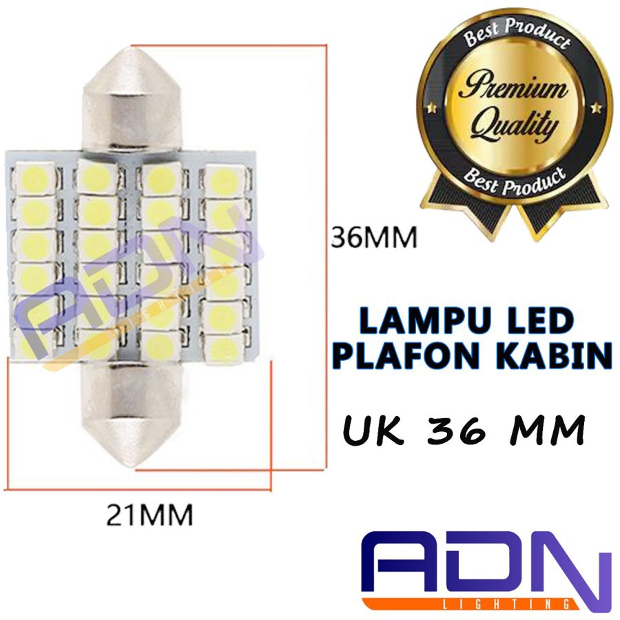 Jual LAMPU LED CABIN 24 titik 2835 KABIN / PLAFON FESTOON MOBIL ADN PCS ...
