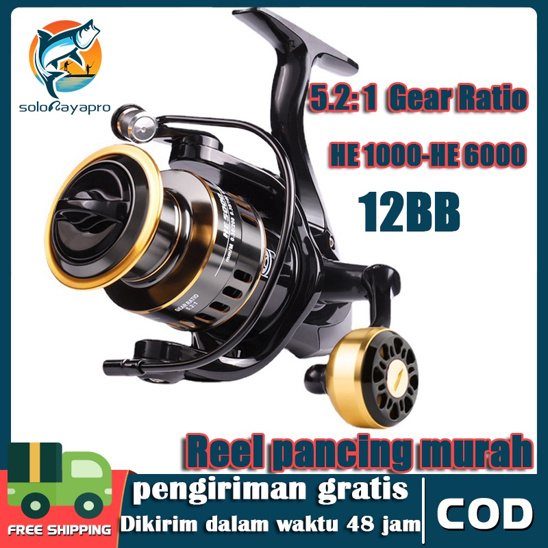 Jual Reel Pancing Rell Murah Max Drag 16KG Reel Spining Pancing Rell ...
