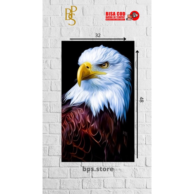 Jual POSTER HIASAN DINDING BURUNG GARUDA - POSTER BURUNG GARUDA ...