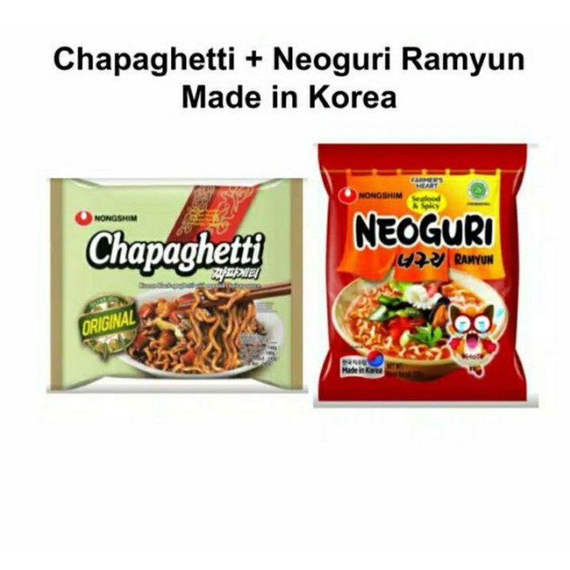 Jual Paket CHAPAGURI Paket Nongshim Neoguri Ramyun 120 Gr & Nongshim ...