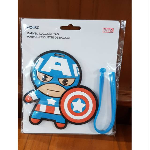 Jual Luggage tag Miniso Marvel | Shopee Indonesia