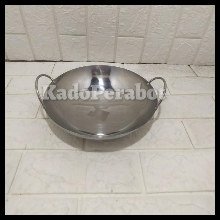 Jual Kuali Kuping Stainless Full 22 - Kuali Mie Ropang - Kuali Mie ...