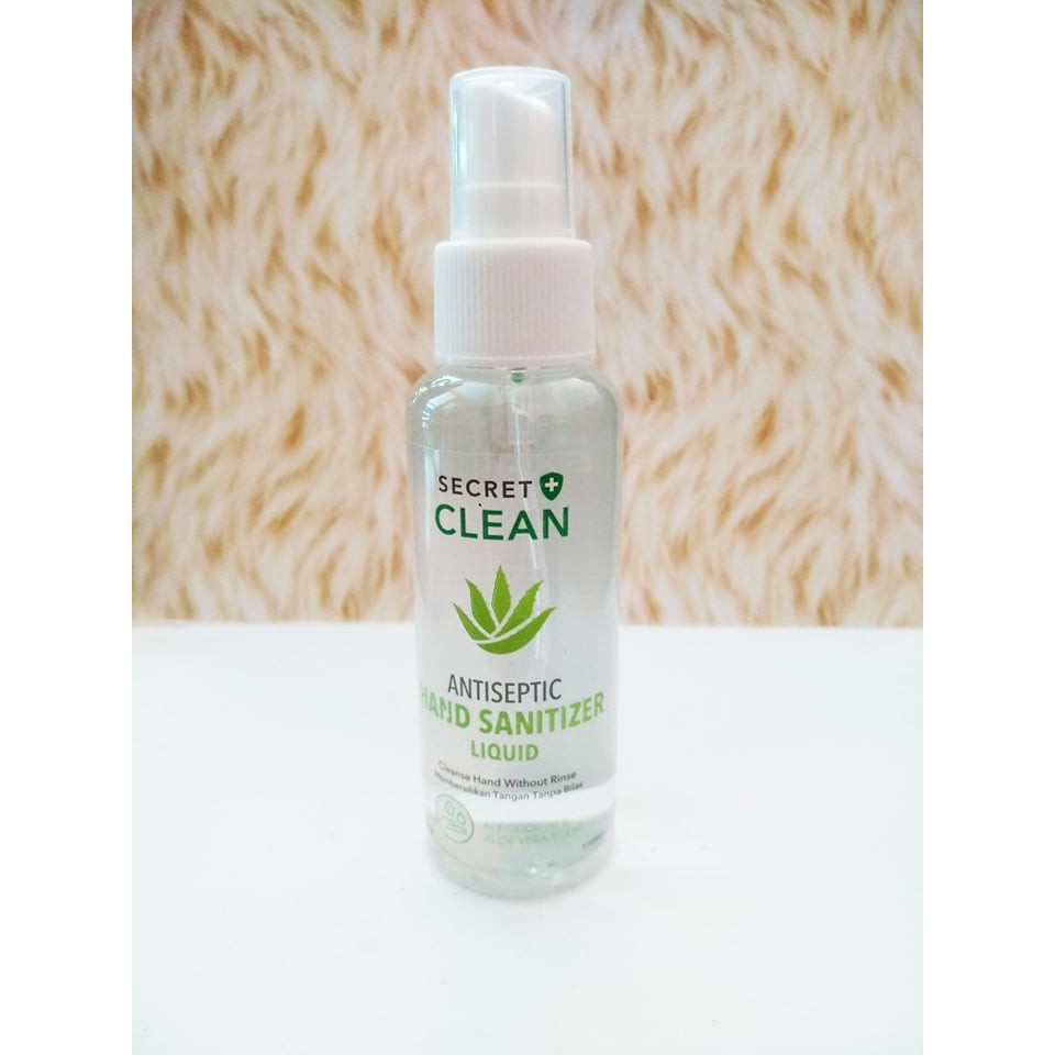Jual Hand Sanitizer Secret Clean Liquid 100 ml | Shopee Indonesia