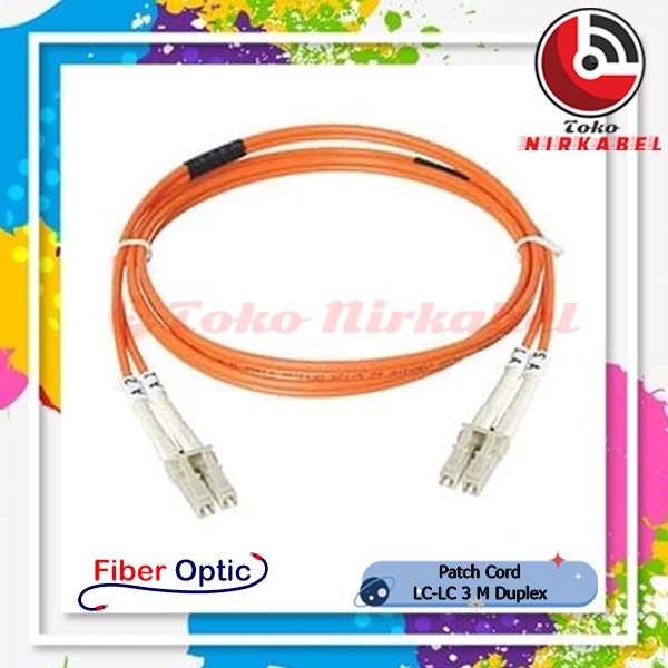 Jual Patch Cord Fiber Optic LC-LC Multi Mode 3 Meter Duplex| Patch Cord MM | Shopee Indonesia
