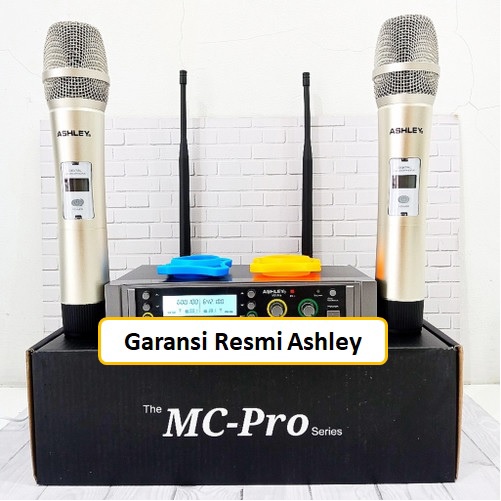 Jual Mic Wireless ASHLEY MC PRO MC Pro Voice Anti Feedback UHF original ...
