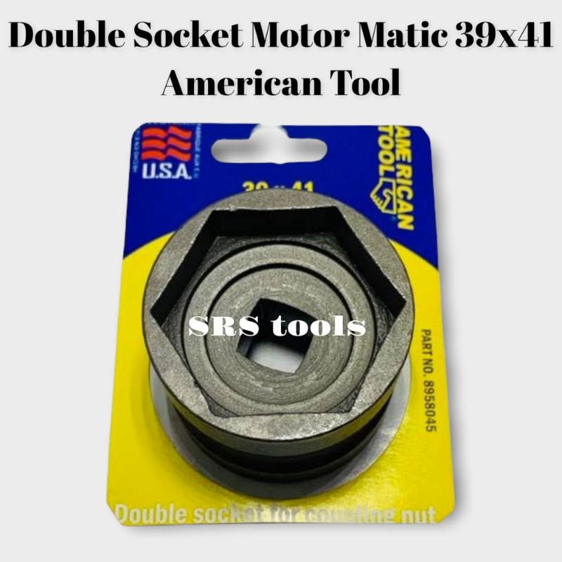 Jual AMERICAN TOOL 8958045 Socket Double Kopling 39 x 41 - Double ...