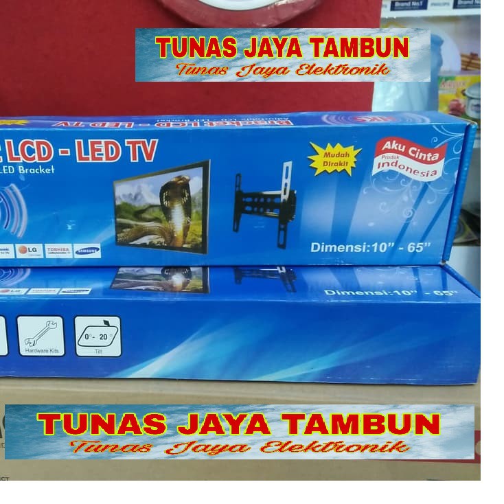 Jual BRACKET LED HKS JUMBO 10-65 INCH / BRACKET LED SIBA / BRACKET LED ...