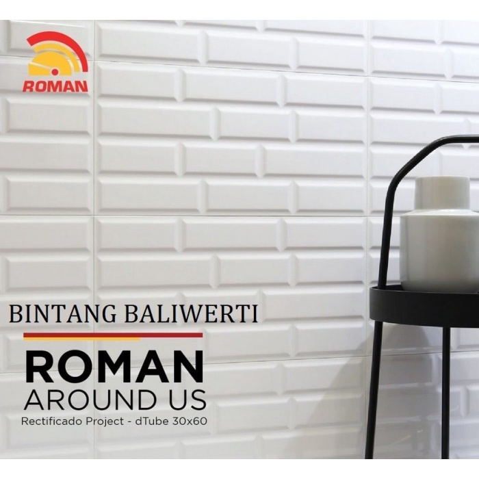 Jual Keramik Subway Batu Bata Glossy / Keramik Bevel 30x60 / Roman ...