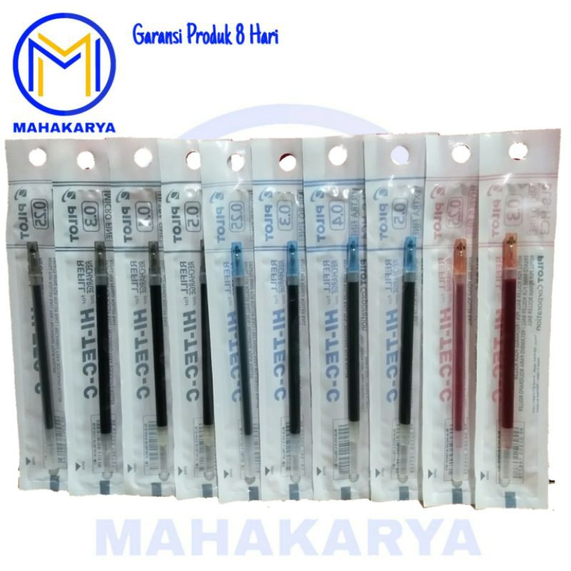 Jual Refill Isi Hi-Tec-C PILOT 0.25/0.3/0.4/0.5 [ 1Pcs ] / Isi Pen Hi ...