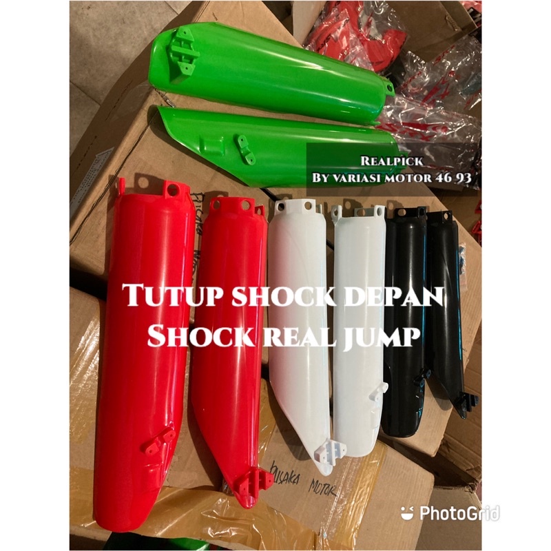 Jual tutup shock real jump cover shock depan real jump expedition mgv ...