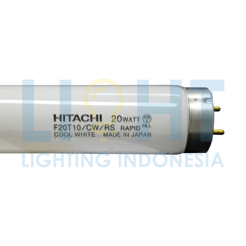 Jual HITACHI F20T10/CW/RS Lampu TL Rapid Start 20 Watt Cool White ...