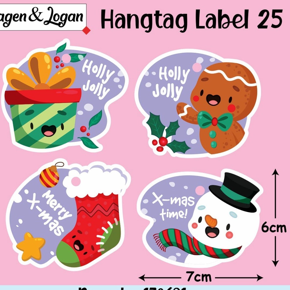 Jual Hangtag Natal / Tag Label Natal (1 pack isi 10pcs) | Shopee Indonesia