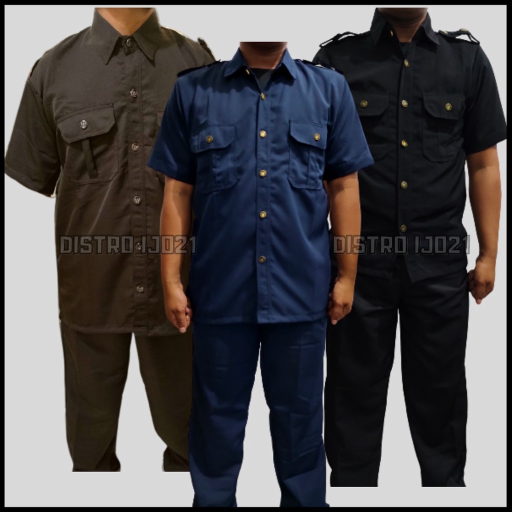 Jual SAFARI PENDEK HITAM NEVY COKLAT SERAGAM SAFARI SUPIR SETELAN ... Jual SAFARI PENDEK HITAM NEVY COKLAT SERAGAM SAFARI SUPIR SETELAN ...