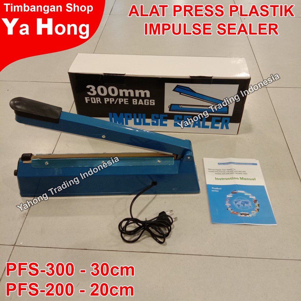 Jual Mesin Press Plastik Alat Sealer Pres Plastic Impulse Sealer 300mm ...