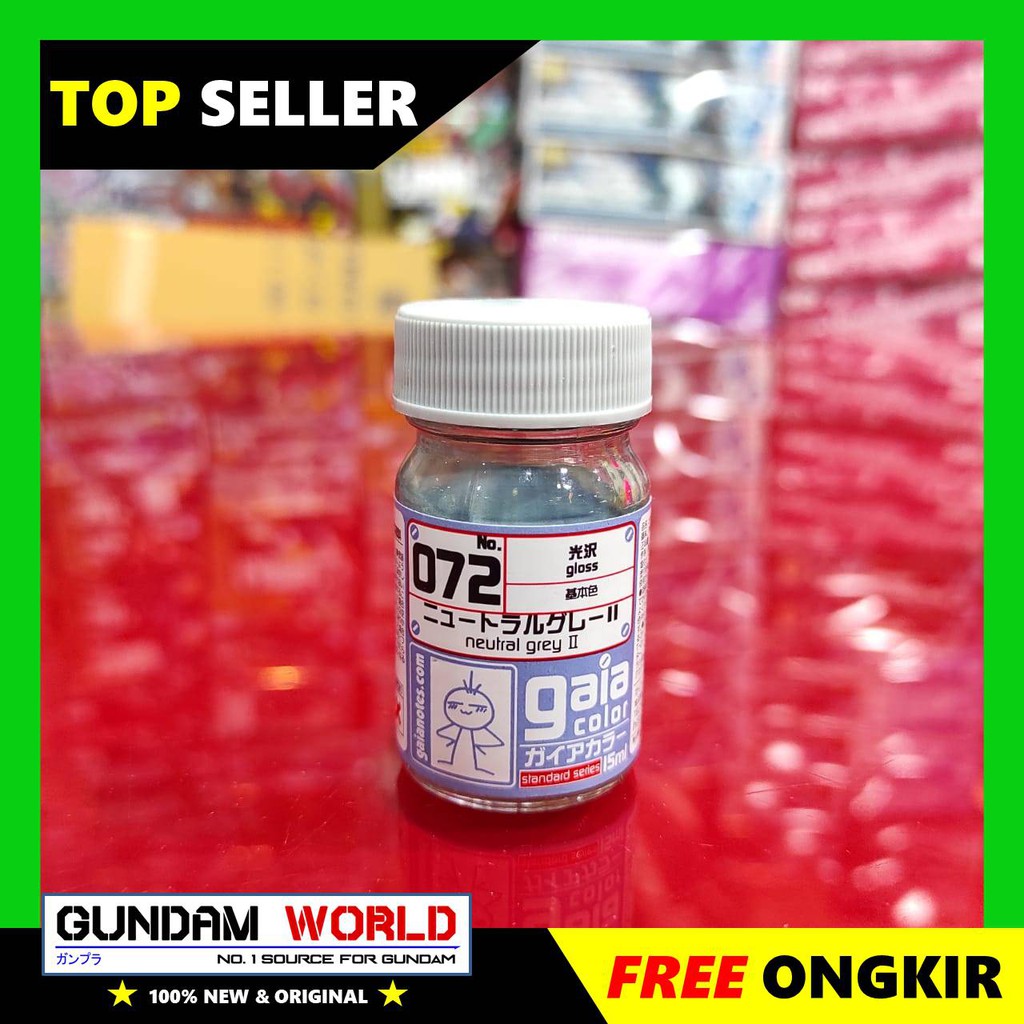 Jual GAIA 072 NEUTRAL GRAY II ABU-ABU CAT GUNDAM | Shopee Indonesia