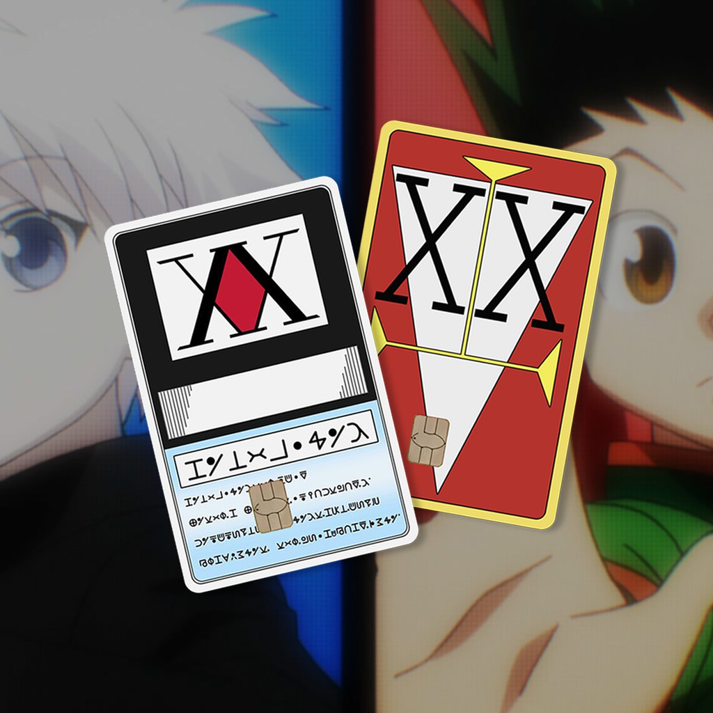 Jual HUNTER X HUNTER LICENSE SERIES | BRRCOVER CARD SKIN (Sticker Kartu ...