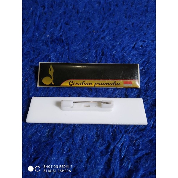 Jual Name Tag /Nama Dada/Papan Nama-Akrilik Custom pramuka/Untuk ...