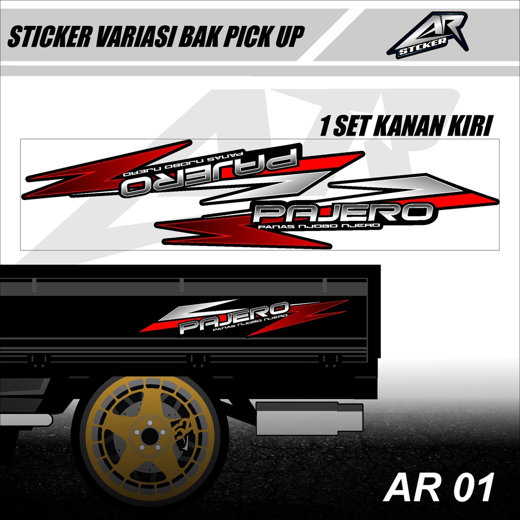Jual Stiker Bak Pick Up Sticker Striping Lis Body Pick Up GRAND MAX ...