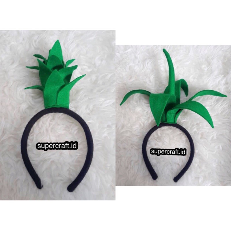 Jual Bando Tanaman Daun Nanas Daun Strawberry Kostum Daun | Shopee ...