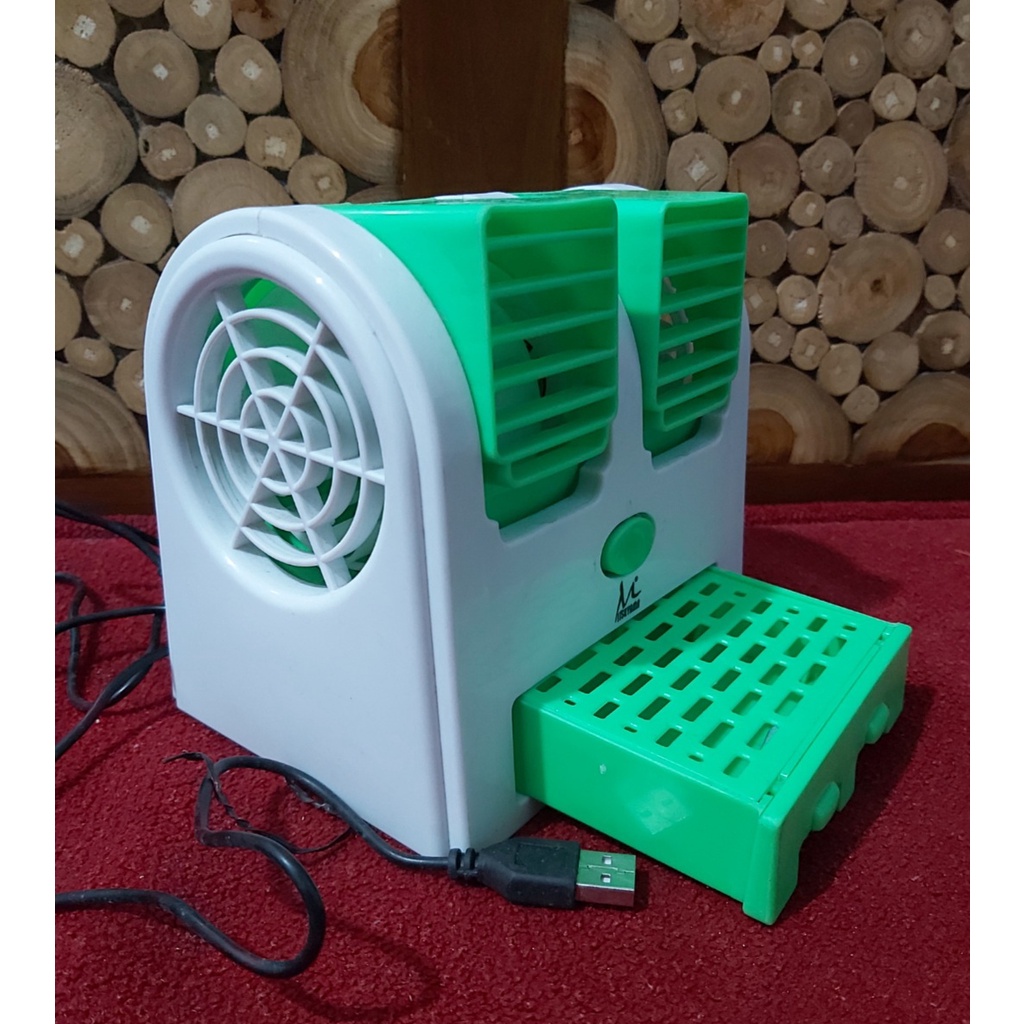 Jual Kipas angin mini AC portable/ Minifan air conditioning USB merk ...